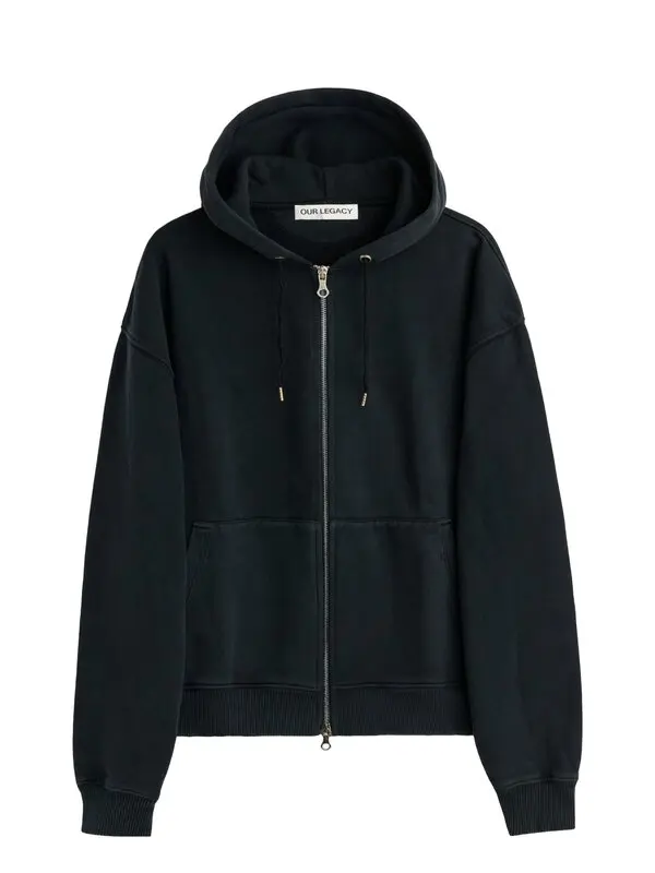 Our Legacy Rascal Zip-up Hoodie - Black