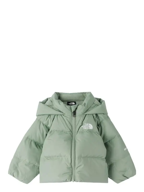 The North Face Hooded Fleece Down Jacket - Gray