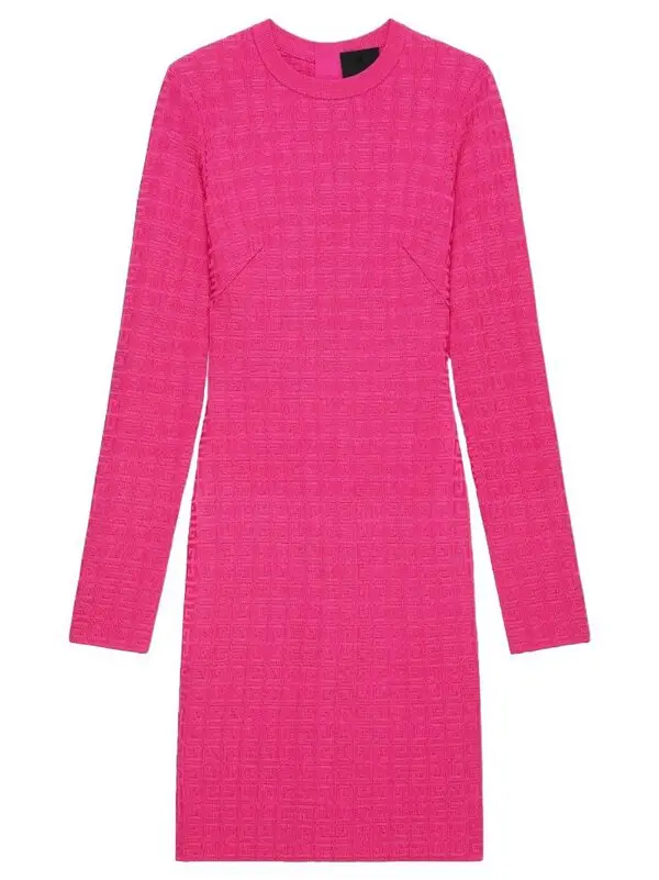 Givenchy 4g Jacquard Dress - Pink