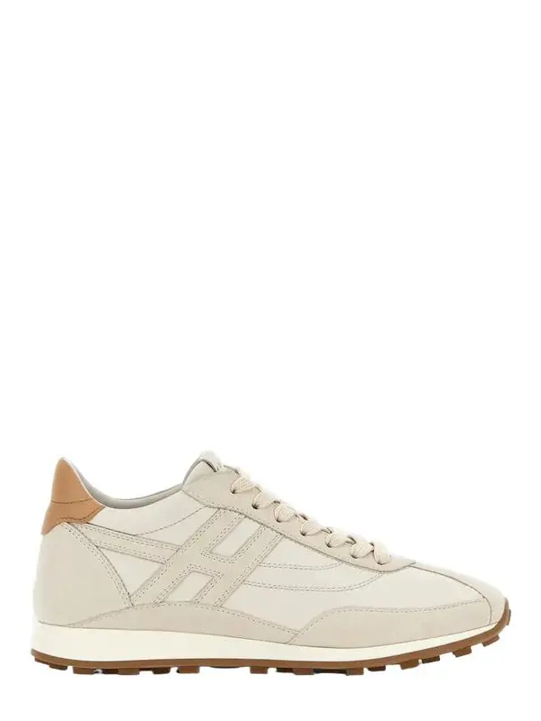 Hogan Low Top Lace-up Sneakers - Ivory