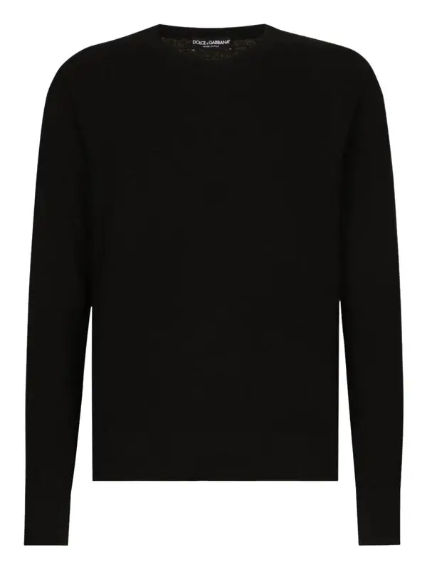Dolce & Gabbana Crewneck Knit Sweater - Black