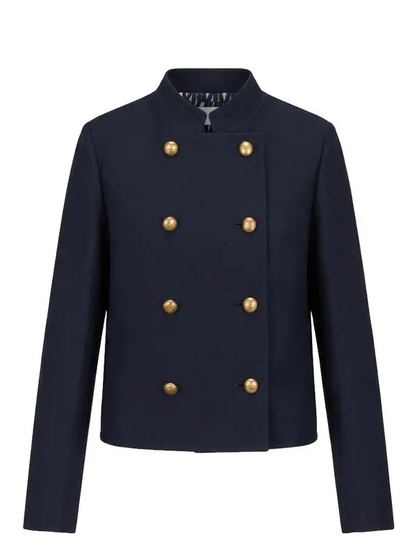 Dior Double-breasted Long-sleeved Casual Jacket - Black