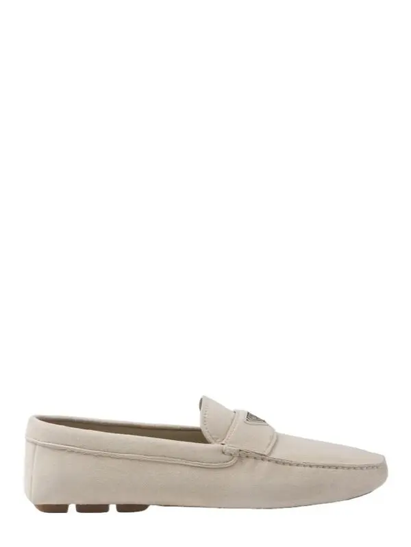 Prada Suede Driving Loafers - Brown