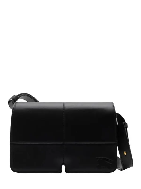 Burberry Foldover-top Shoulder Bag - Black