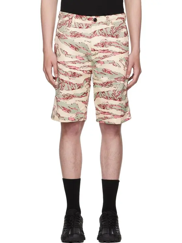 DIESEL® Printed Bermuda Shorts - Nude
