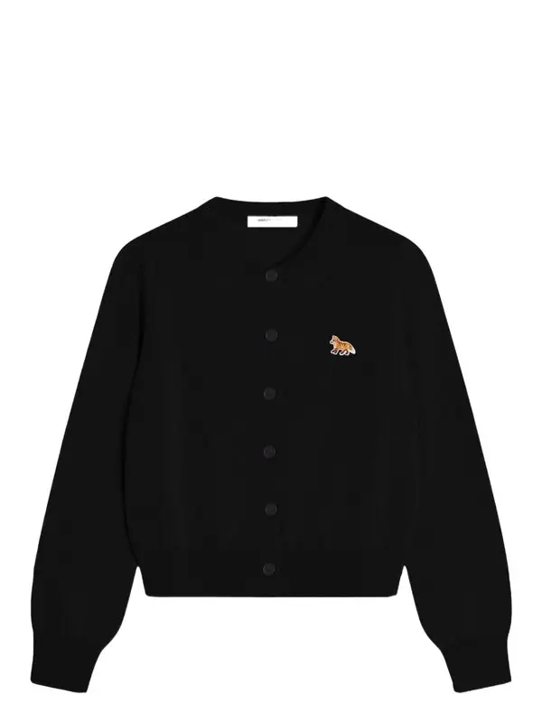 Maison Kitsuné Baby Fox Regular Cardigan - Black