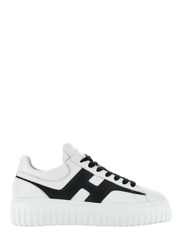 Hogan H-stripes Low-top Sneakers - White