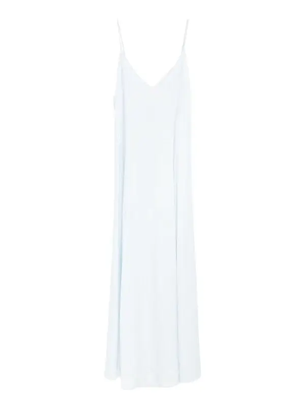 FORTE_FORTE V-neck Slip Dress - White