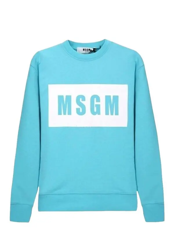 MSGM Logo Sweatshirt - Blue