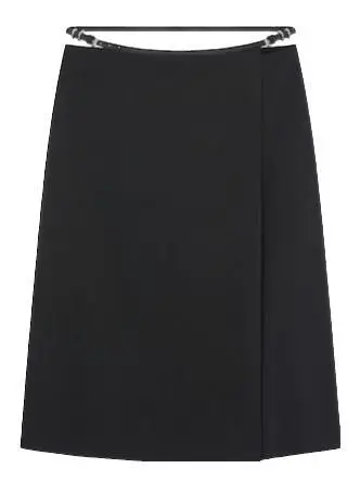 Givenchy Voyou Wrap Skirt - Black