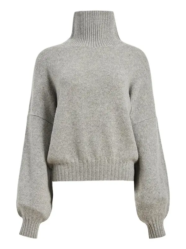 Khaite Morris Roll Neck Jumper - Granite