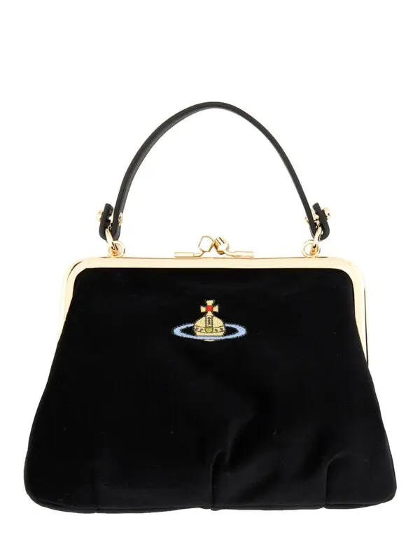 VIVIENNE WESTWOOD Granny Frame Purse - Black