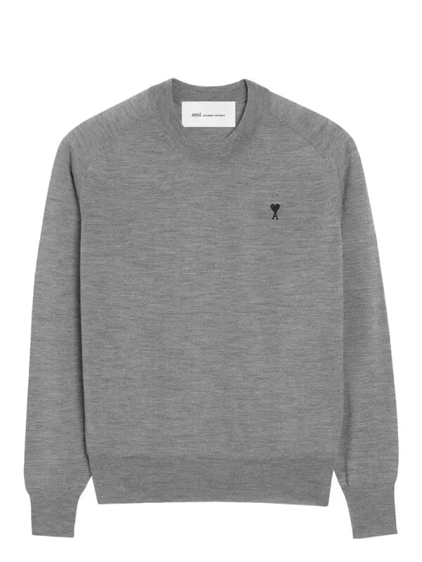 Ami De Coeur Crewneck Sweater - Grey