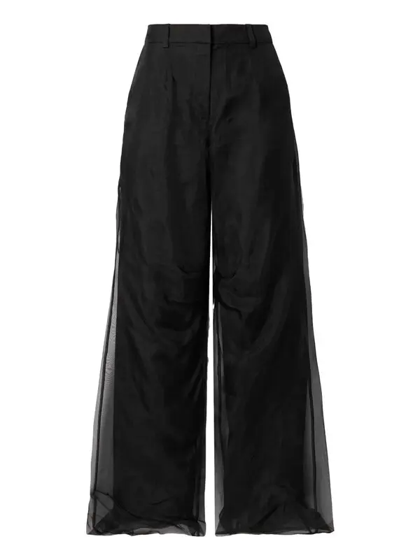 Christopher Esber Iconica Wide-leg Trousers - Black