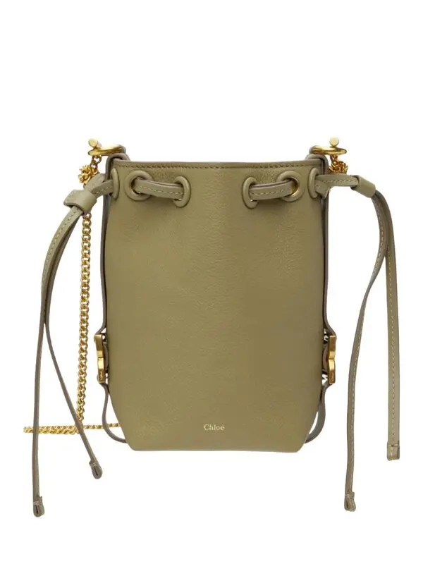 Chloé Marcie Bucket Shoulder Bag - Green