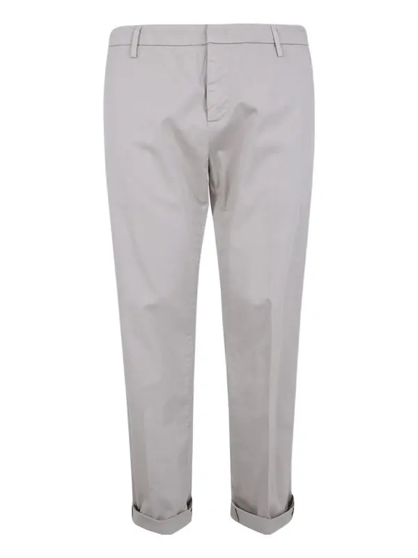 DONDUP Gaubert Cuffed Slim Pants - Gray