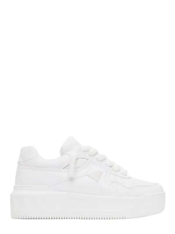 Valentino Garavani One Stud Xl Leather Trainers - White