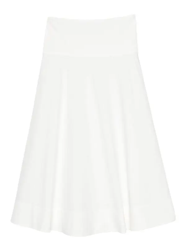 ST. AGNI Panel Maxi Skirt - White