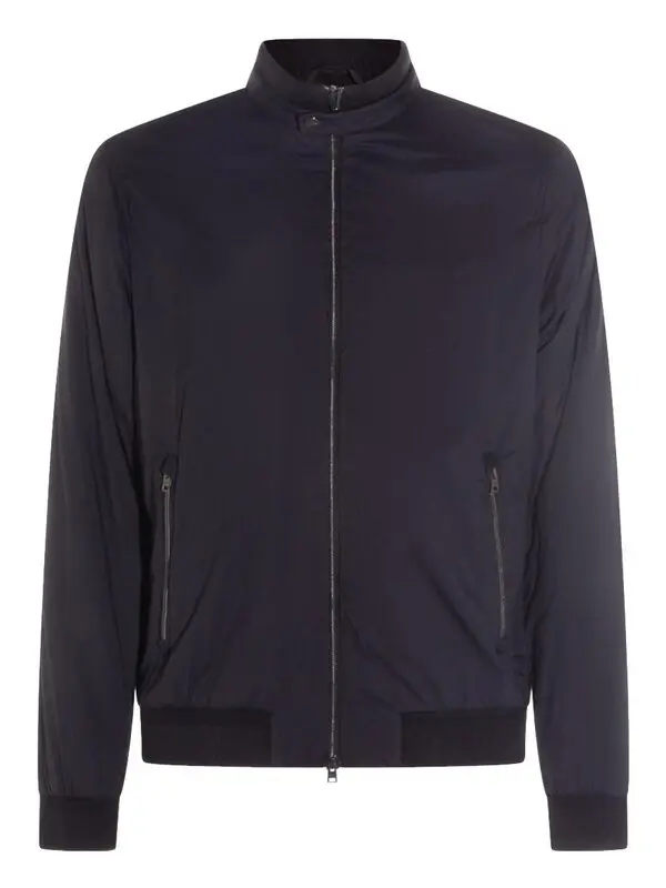 Herno Ecoage Zip-up Bomber Jacket - Black