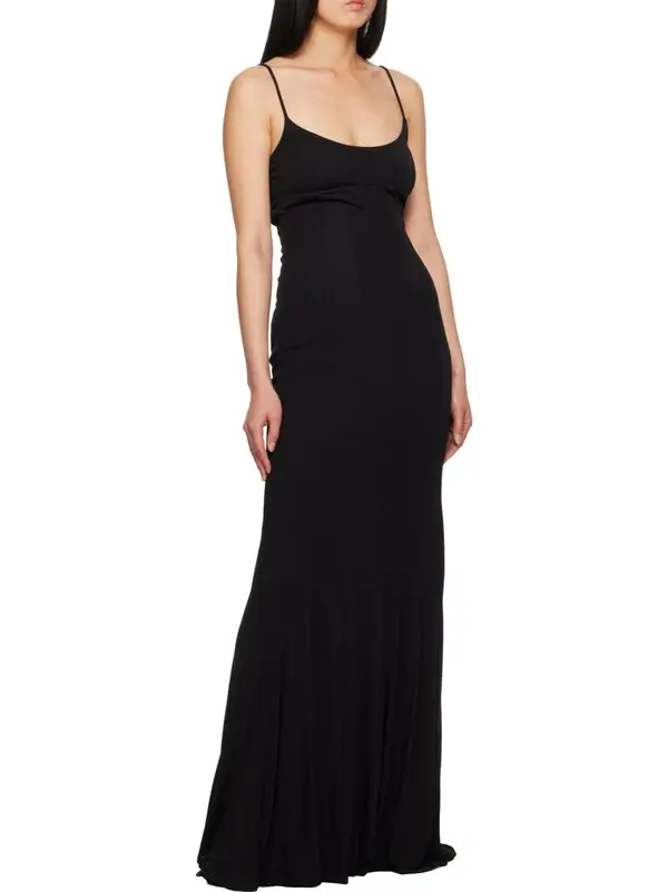 Staud Spaghetti Strap Maxi Dress - Black