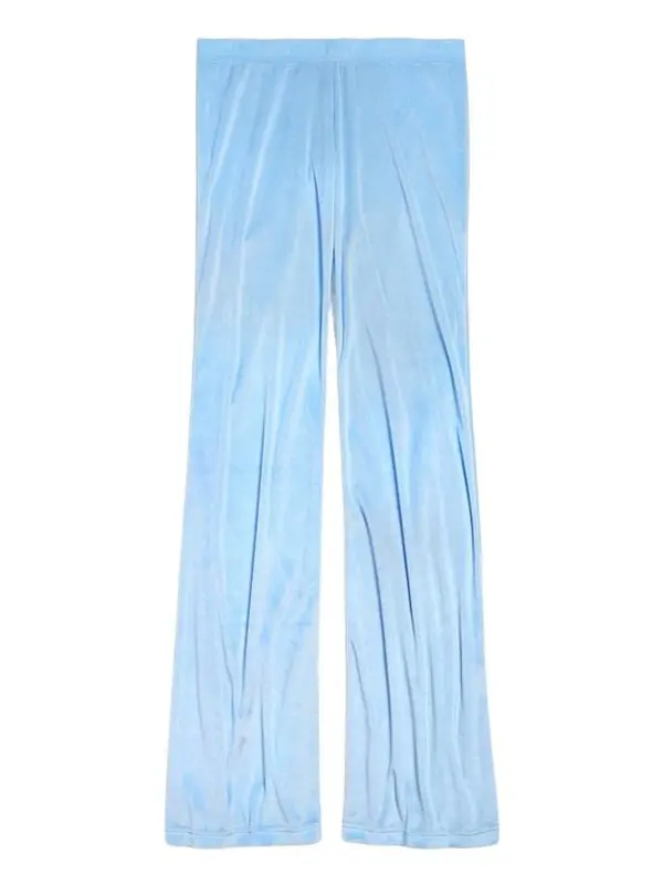 Balenciaga Low Rise Elastic Waistband Sweatpants - Sky-blue