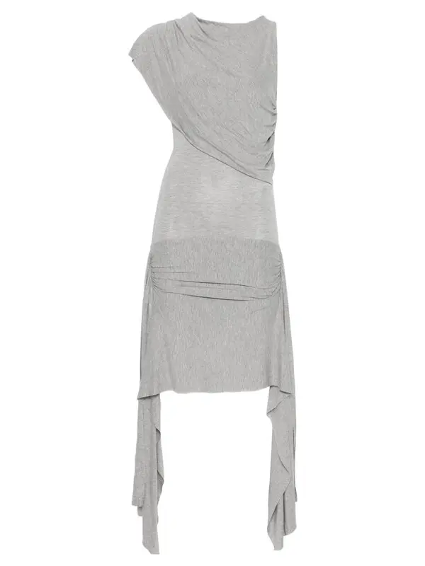Gimaguas Annika Draped Midi Dress - Grey