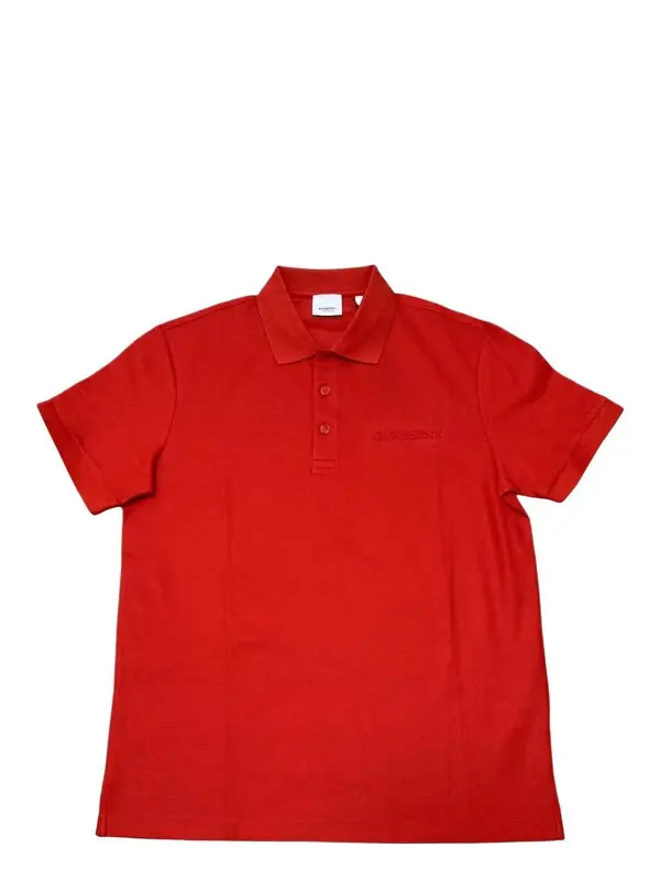Burberry Short-sleeved Polo Shirt - Red