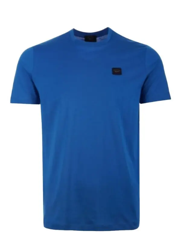 Paul & Shark Logo-patch Short-sleeved T-shirt - Blue