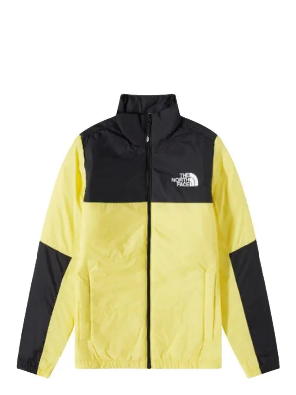 The North Face Color-blocked Cotton Blend Zip-up Suit - Yellow