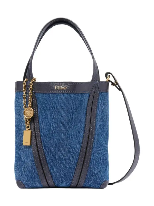 Chloé Spin Shoulder Bag - Ash Blue