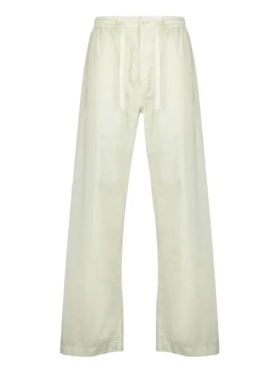 LEMAIRE Drawstring Straight-leg Pants - Cream