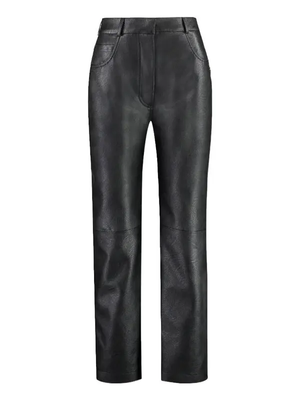 Stella McCartney Alter Mat Faux Leather Trousers - Black