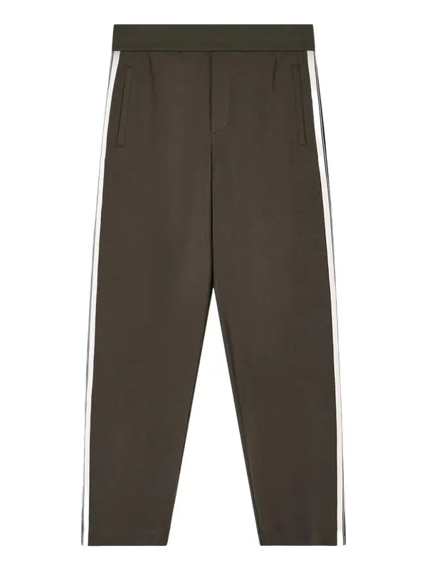 Emporio Armani Side-striped Track Pants - Brown