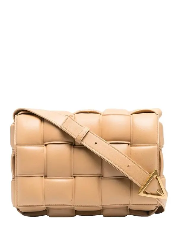 Bottega Veneta Padded Cassette Shoulder Bag - Almond-colored