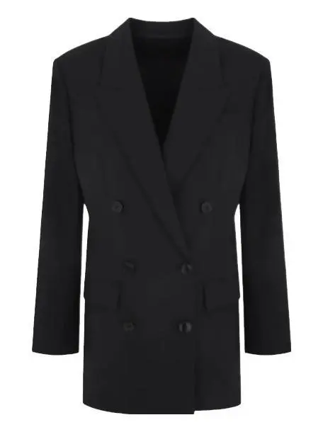 Isabel Marant Étoile Double-breasted Tailored Blazer - Black