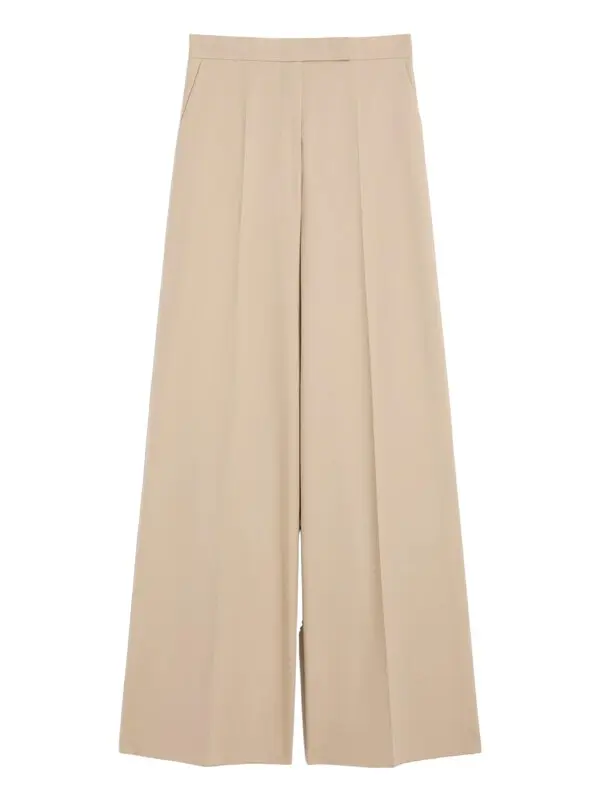 Max Mara Wide-leg Trousers - Sand