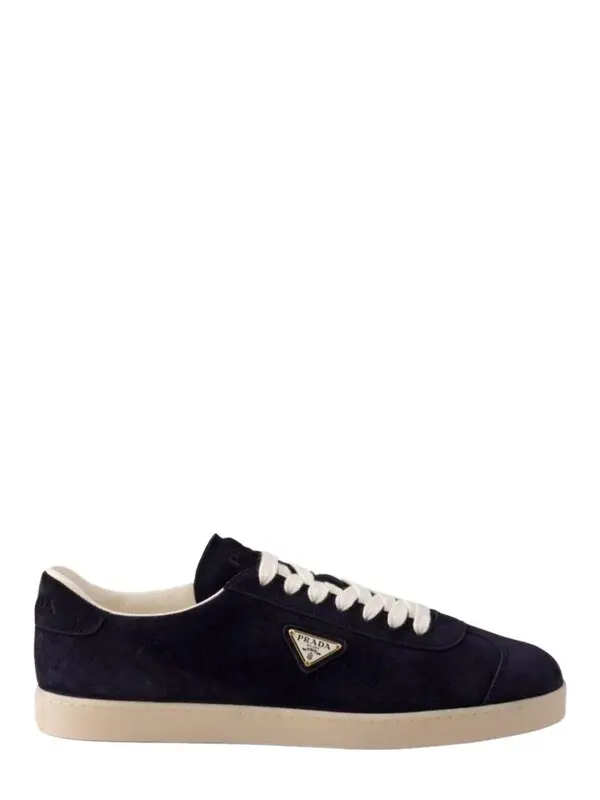 Prada Logo Sneakers - Blue