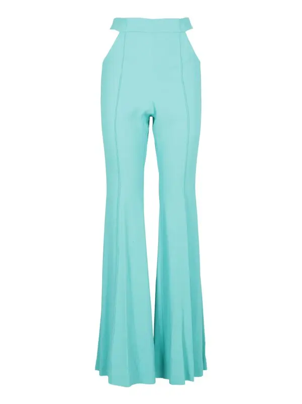 Giuseppe Di Morabito Cut-out Flared Trousers - Blue
