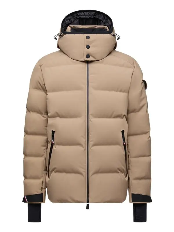Moncler Montgetech Hooded Down Ski Jacket - Light Beige