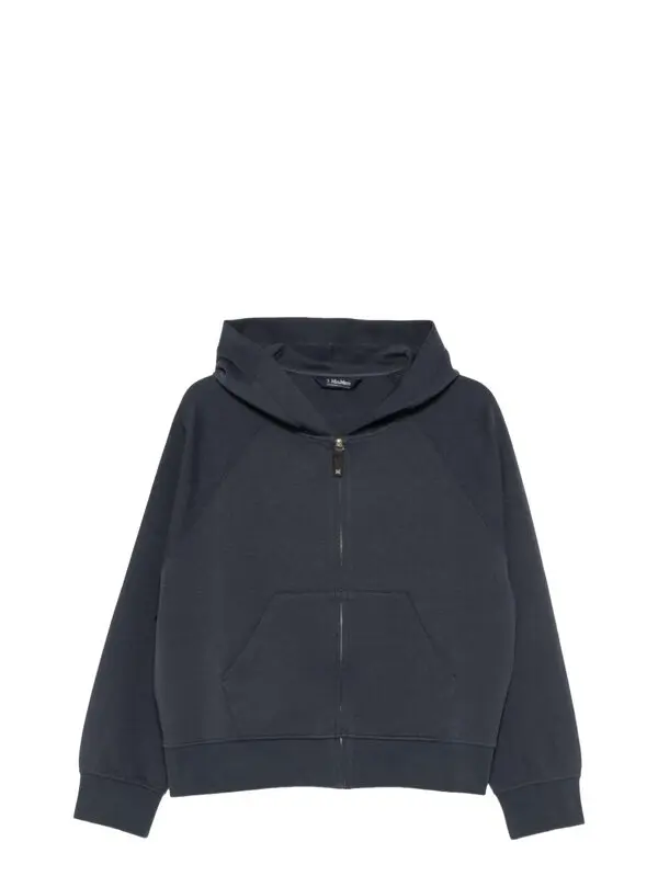 Max Mara Zip-up Hoodie - Black