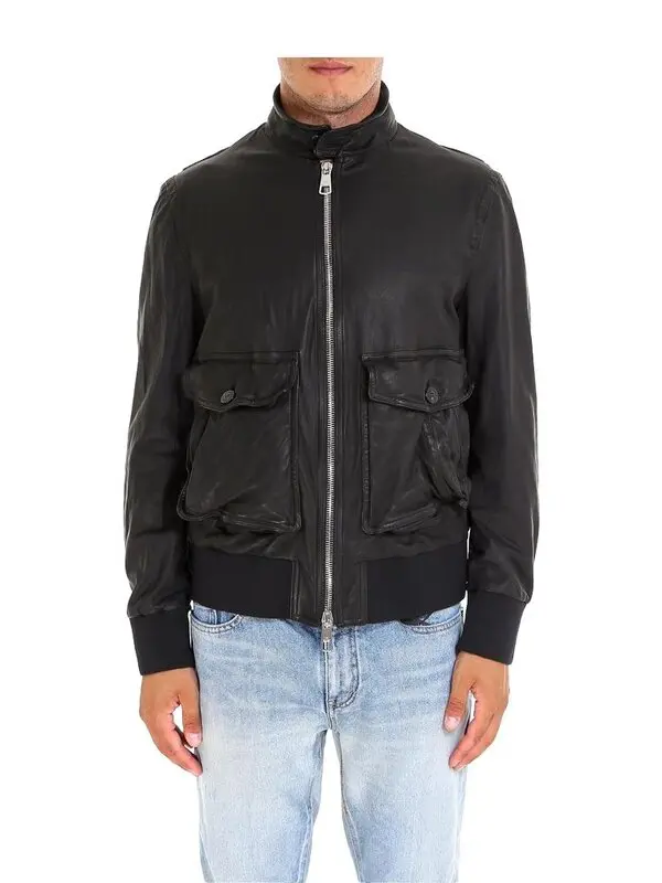 Neil Barrett Logo Casual Jacket - Black