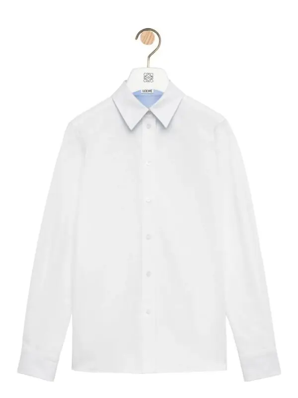 Loewe Buttoned Long-sleeve Shirt - White