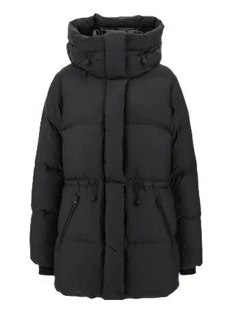 Mackage Down Jacket With Drawstring Waist - Black