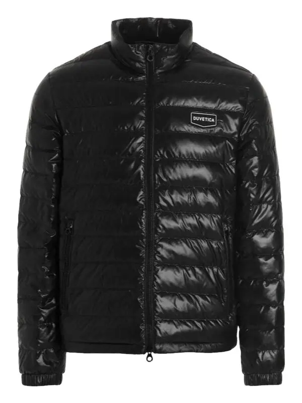 Duvetica Logo Quilted Down Jacket - Black