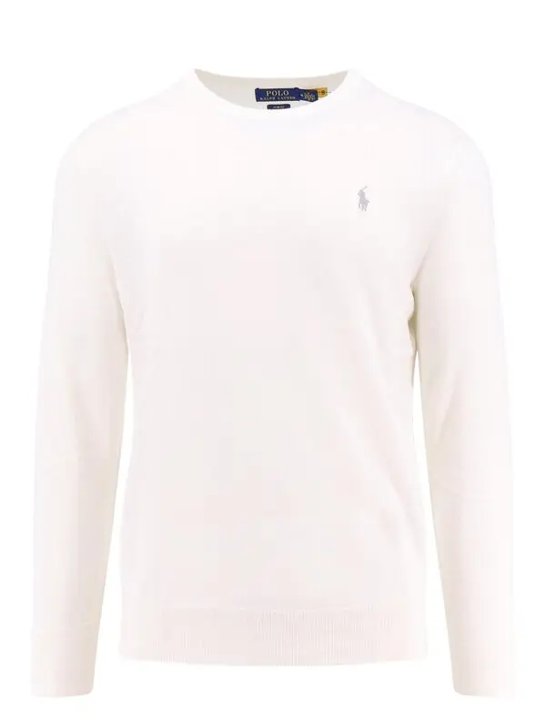 Polo Ralph Lauren Crew Neck Knitted Sweater - White