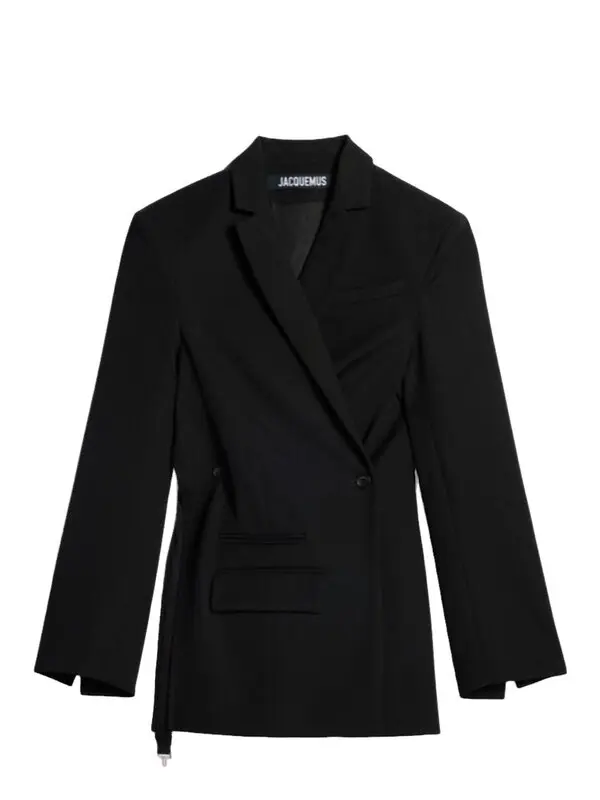 Jacquemus Double-breasted Blazer - Black