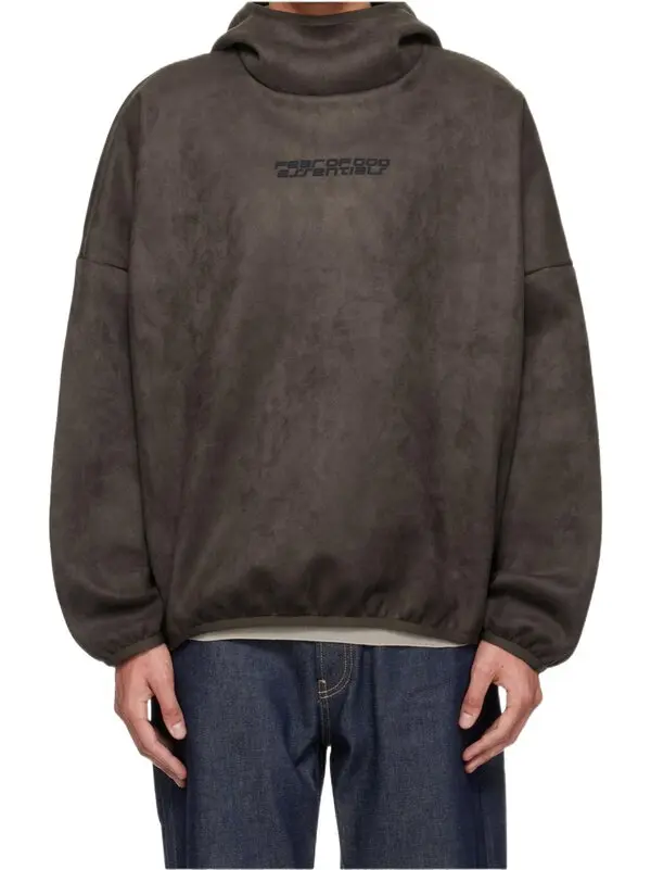 Fear Of God Fleece Hoodie - Brown