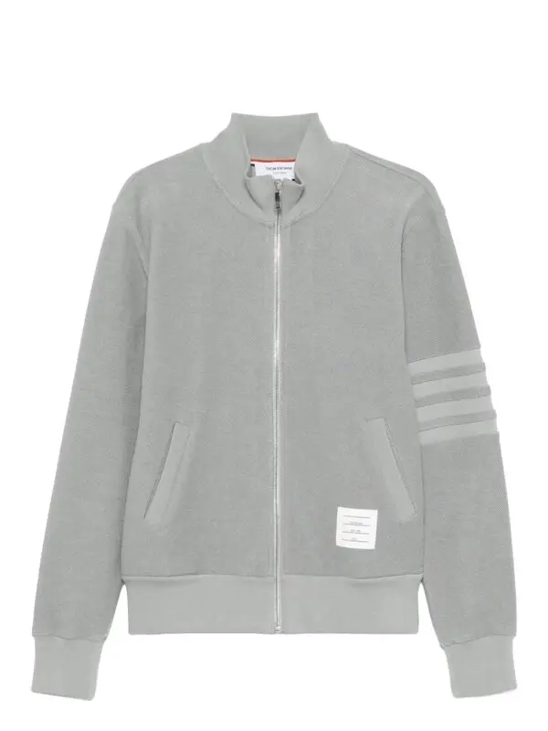 Thom Browne Loopback 4-bar Jacket - Light Gray