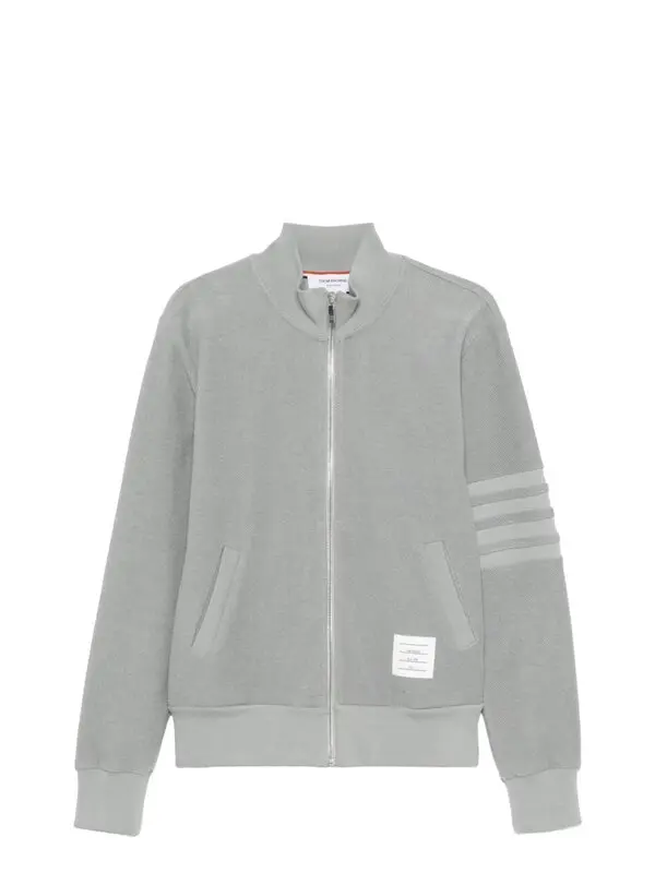 Thom Browne Loopback 4-bar Jacket - Light Gray