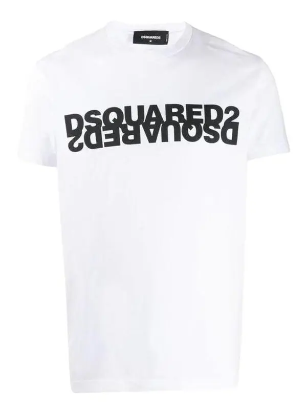Dsquared2 Logo Printed T-shirt - White